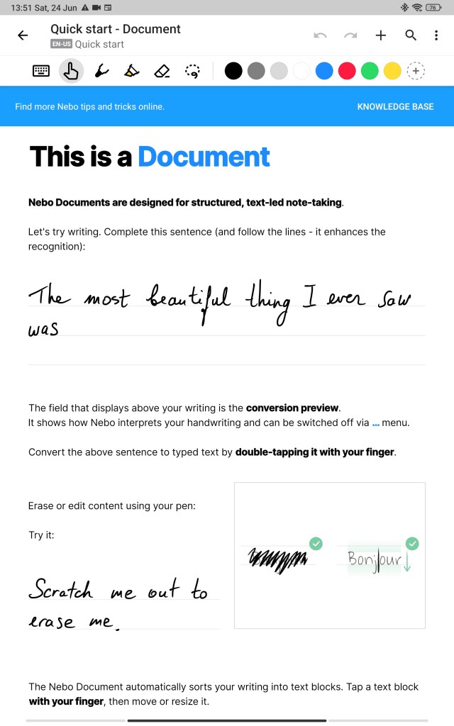 Nebo App Review: Digital note taking and handwriting – Pankaj Kara